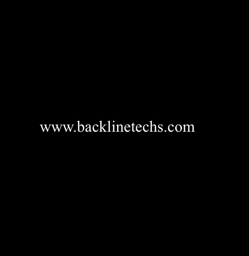 www.backlinetechs.com 2021 | Dan Friar